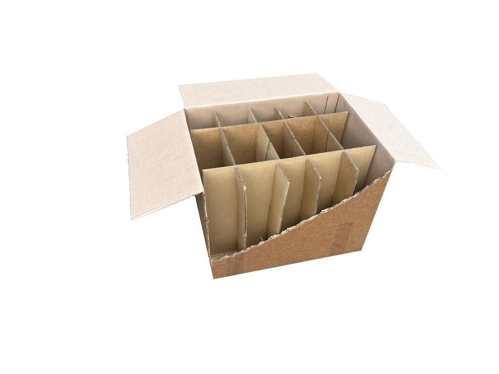 Medium Box with 20 Cell Bottle Divider | Smartpackaging.direct