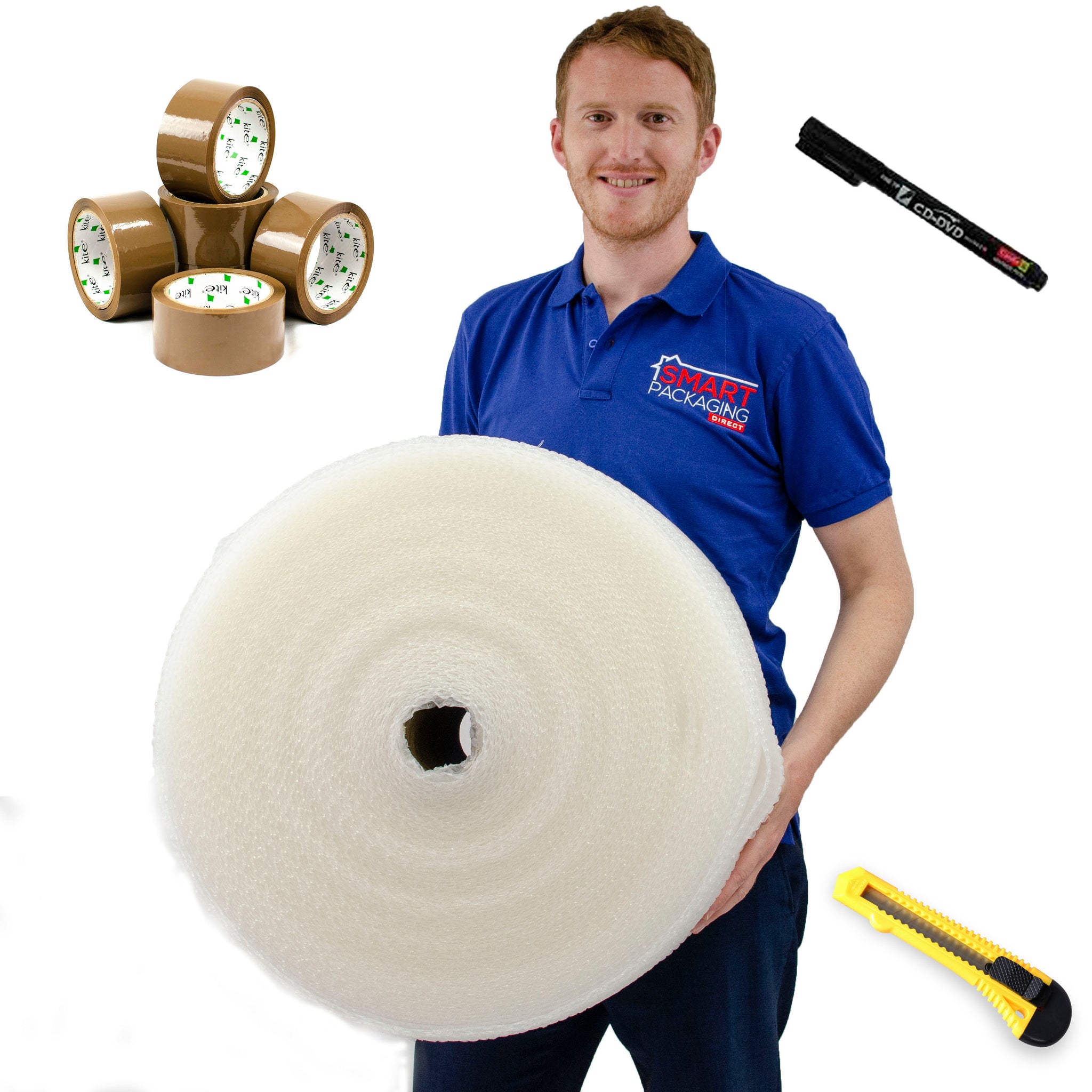 Bubble Wrap Kit 300mm X 100m | Smartpackaging.direct